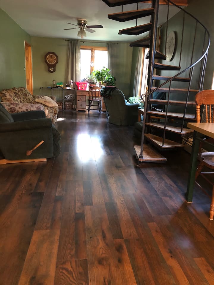 Spiral Stairs | Trails | Quiet | Pets | King Bed - Minnesota