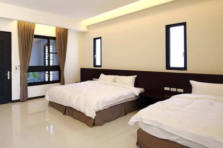 台東市四人大床套房民宿(乾溼分離、無障礙) - 卑南