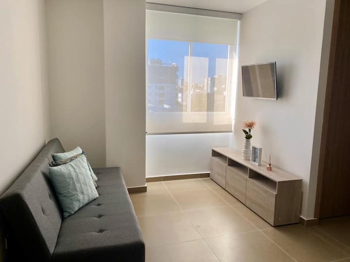 Lindo Apto Amoblado En Excelente Ubicación 01 - Barranquilla