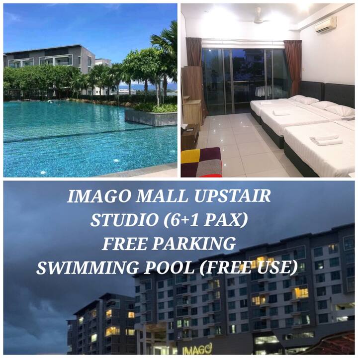 Imago Mall Kota Kinabalu-6+1pax Studio Imago商场 - Kota Kinabalu