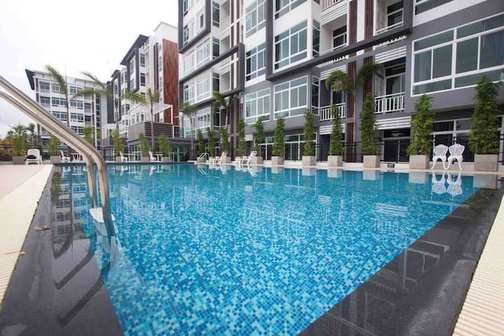 Chiangmai清迈两室两卫公寓毗邻bigc超市尚泰百货商场 - Chiang Mai