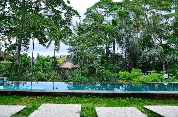 Tri Datu Villas With Jungle View, Sommelier Studio - Ubud