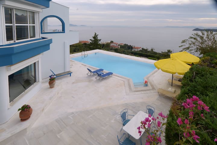 Villa Stella, Zwembad, Aan Het Strand, Dicht Bij Athene - Griekenland