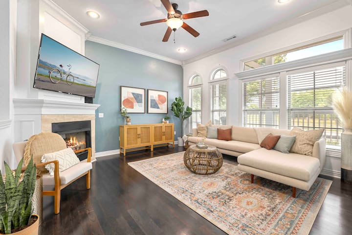 Boho Outdoor Hangout • U Of A 8min • Sleeps 8 - フェイエットビル, AR