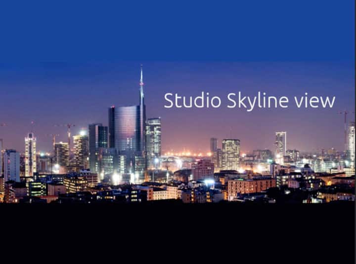 Studio Skyline View - Heart Isola District - Milan