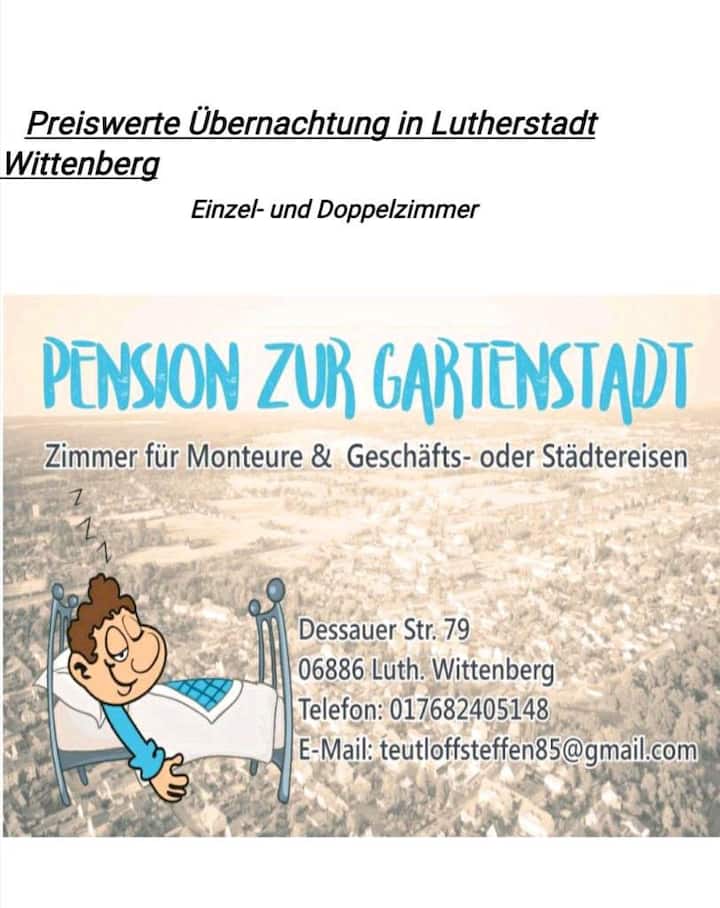 Individuell,3 Zimmer 8 Einzelbetten - Wittenberg