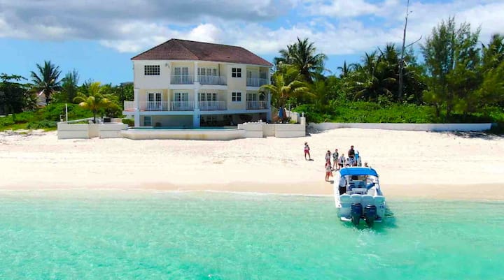 #622 Beach Front Abode W/ Infinity Pool- Sleeps 20 - Bahamas