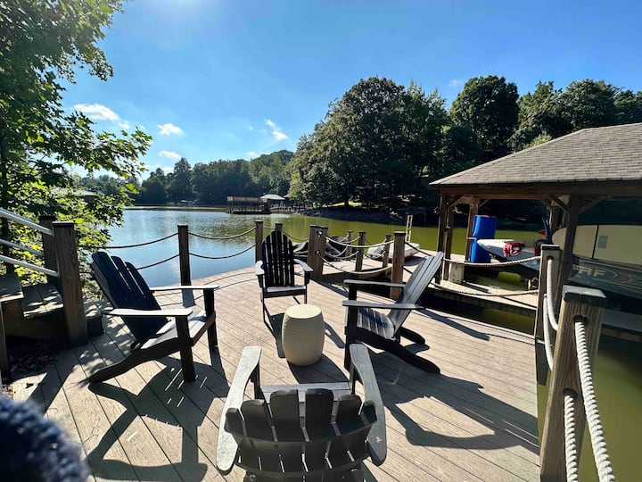 Waterfront Lake Norman, Hottub,kayaks,water Toys, - Lake Norman, NC