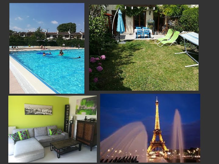 Maison Dans Résidence Avec Piscine - Île-de-France