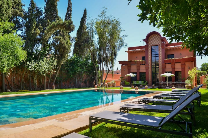 Superbe Villa à Moins De 10 Mn Du Gueliz Wifi/clim - Morocco