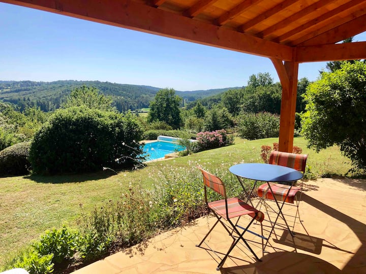 Maison D'amis. Piscine Chauffée. Vue Belvès - Sagelat