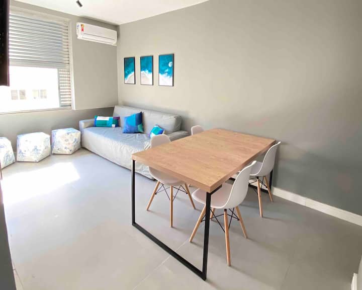 Lindo Apartamento De 1 Quarto Nas Pitangueiras - Guarujá