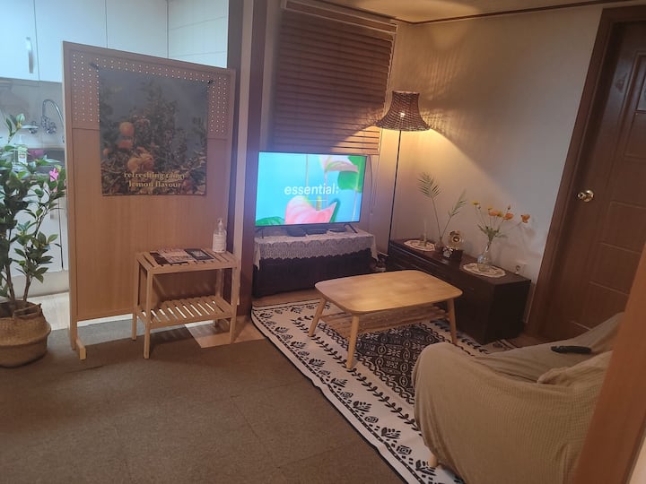 서울역의 숙소/조용한 1층 집/롯데마트1분/허가숙소/명동10분/충정로역 도보2분/ - Dél-Korea