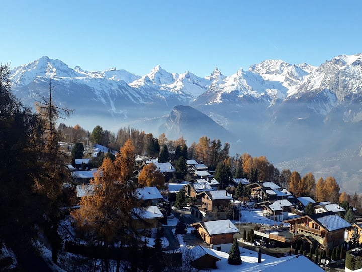 Bel Appartement, Vue Panoramique Centre Station - Nendaz