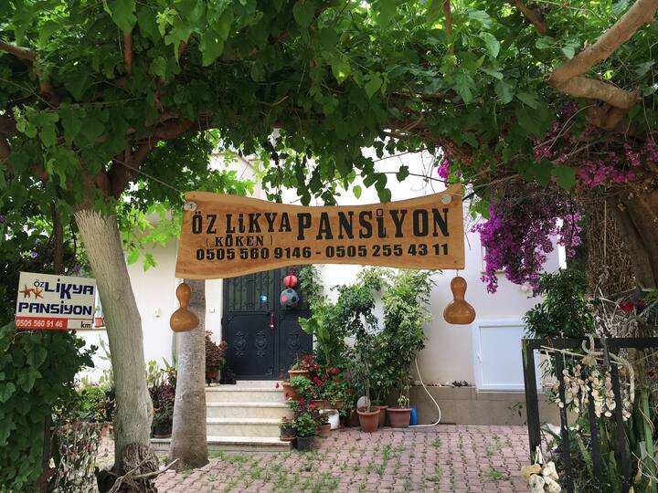 Denize Sıfır Doğayla İç İçE ÖZ Likya Pansiyon-b1 - Kumluca