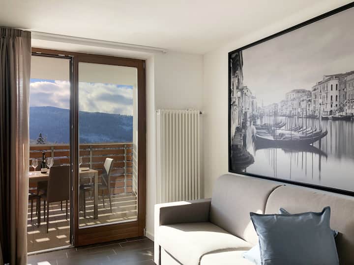 104_appartamento 4+2 Con Ampia Terrazza Panoramica - Levico Terme
