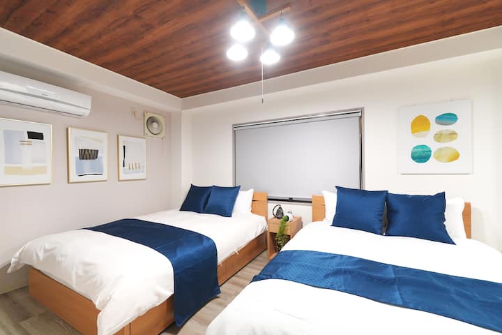 U202/a2114/matsuyamachi Sta./osaka Castle/wifi/4p - Osaka