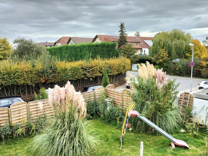 T2 Tolles Apartment Mit 60 Zoll Tv, Große Terrasse - Nierstein