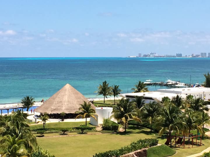 Espectacular Vista Al Mar, Departamento Con Playa - Cancún