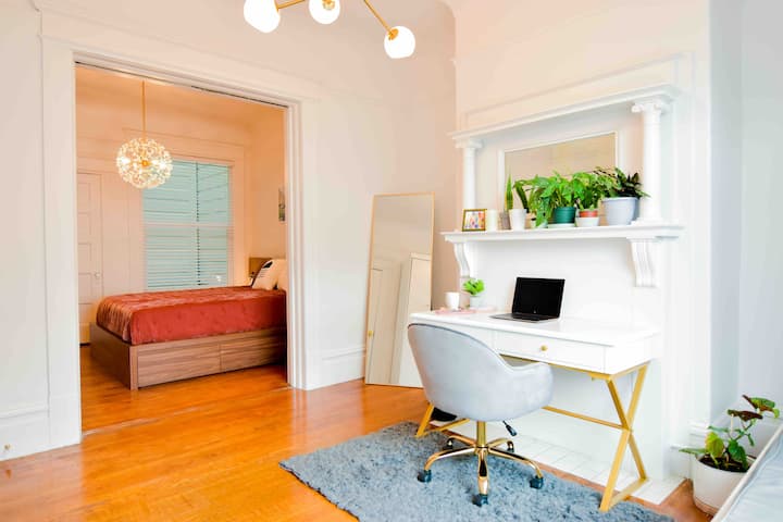 Sunny Full Floor 3 Bedroom Mission Dolores Flat - San Francisco