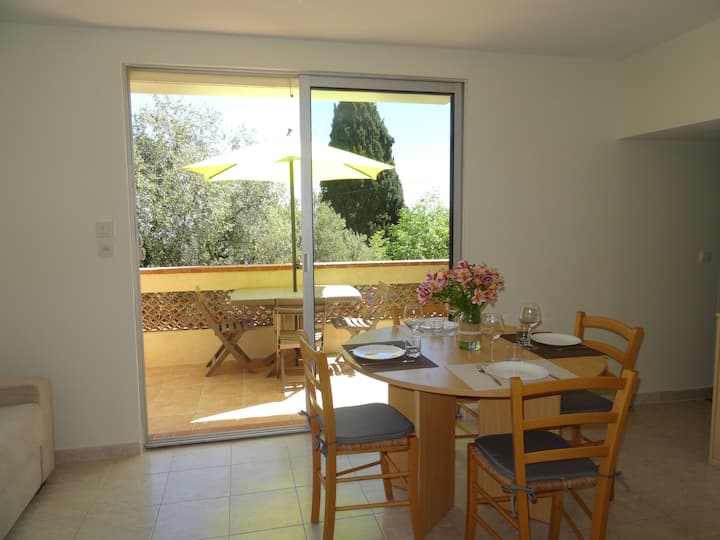 Spacieux Studio Avec Terrasse Climatise +Vue Mer ! - Èze