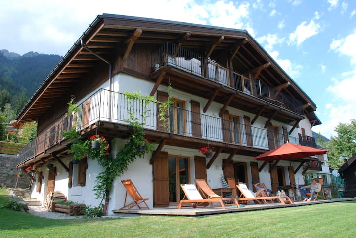 Chalet Pré Fleuri 260 M2 Face Au Mont Blanc - Chamonix-Mont-Blanc
