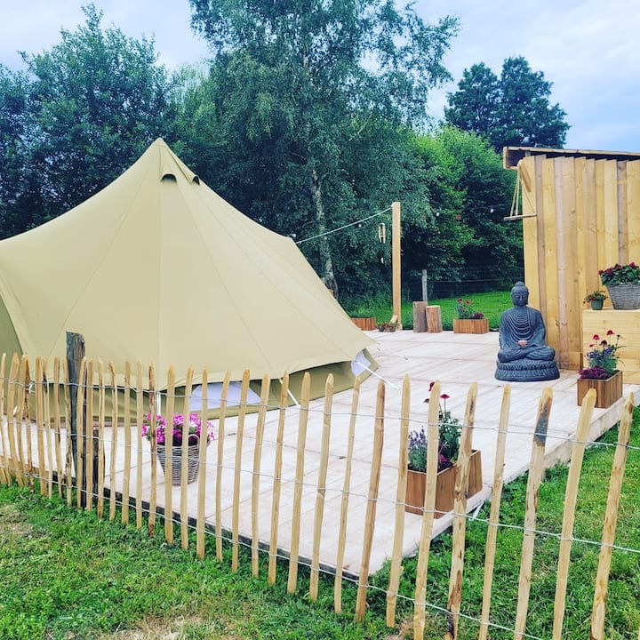 Tente Tipi Au Cœur De L'ardenne Avec Jacuzzi - Ardennes