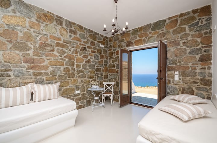 Casa Borealis With Amazing Sea&sunset View - Naksos
