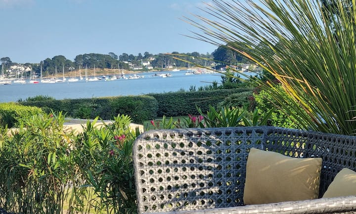 Golfe Du Morbihan, 300 M2 Vue ÎLes Aux Moines. - Baden