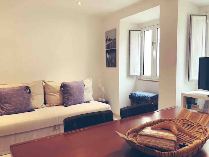 Duplex Apartment Bonança | 50m/1min From The Beach - Nazaré