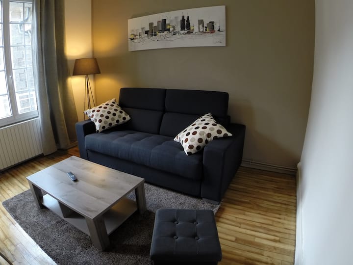 Beau T2 Lumineux Intra-muros Wifi - Saint-Malo