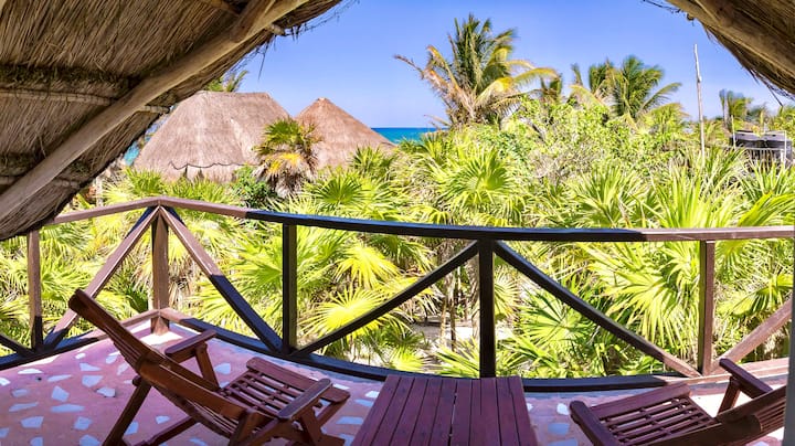 Pájaro Azul - Beach Bungalow With Ocean View! - Riviera Maya