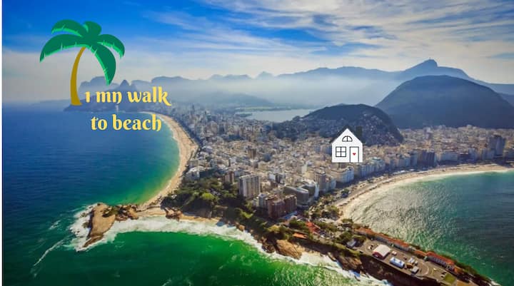 Jacuzzi & Gym Penthouse, 3mn Walk To Beach - Rio de Janeiro