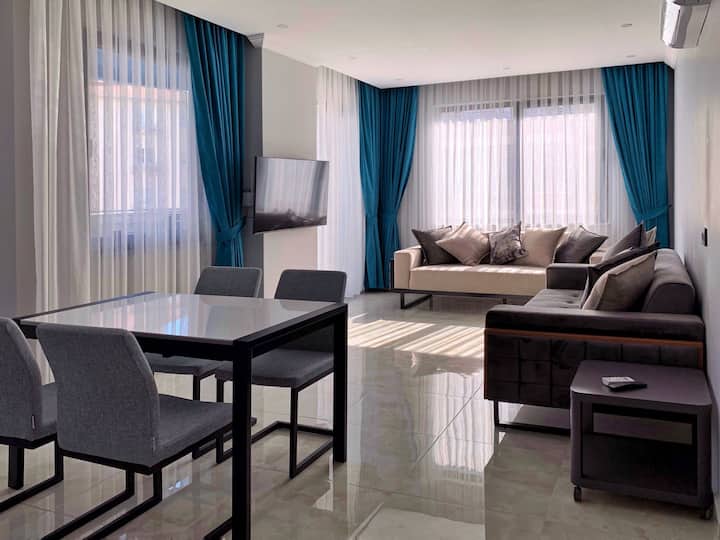 Stylish 2+1,center, Cleopatra Beach In 5 Min, Wifi - Alanya