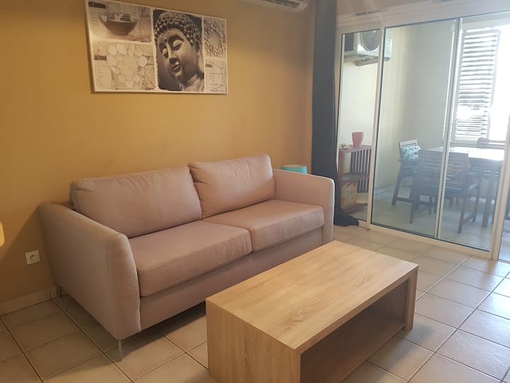 Studio Plage A 500m, Centre Ville - Saint Pierre