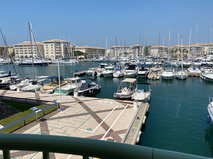 Port Fréjus, 3 Pièces, Belle Vue Port, Plage à 50m - Puget-sur-Argens