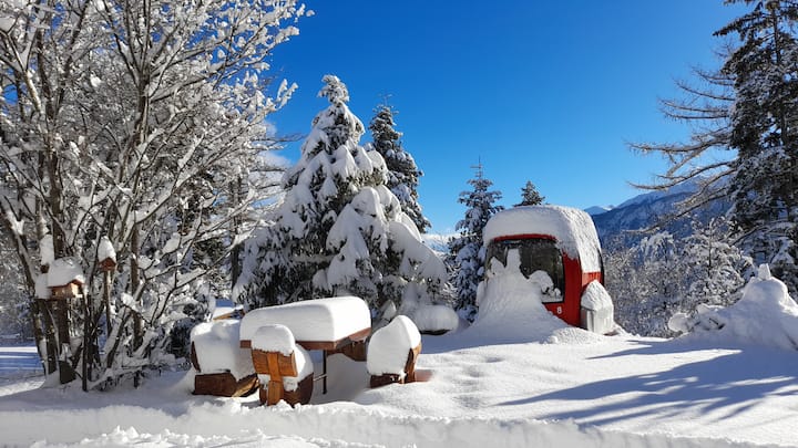 Chalet, Un Bel Appartement Dans Un Chalet Typique - Crans-Montana