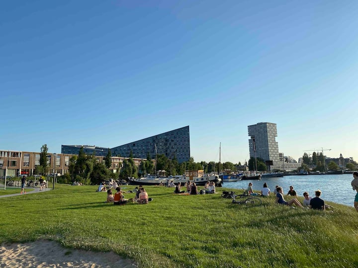 Studio Agréable Avec Baignade Dans Lac - Amsterdam