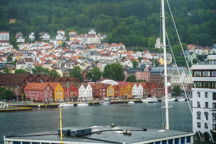 Unique Gem Overlooking The World Famous Bryggen - Bergen