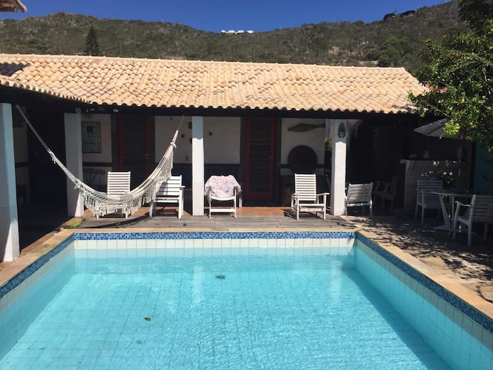 Casa Plana C/ 4 Qts. E Piscina Em Arraial Do Cabo - Arraial do Cabo