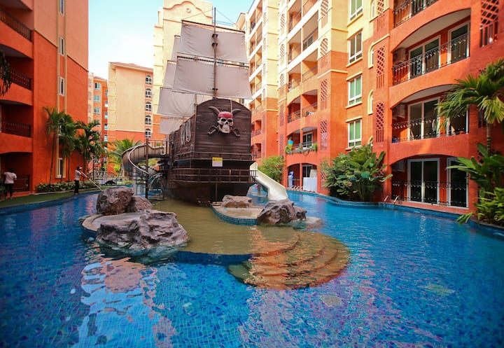 1br Spacious Workplace Speed Wifi No Flooding - Pattaya City