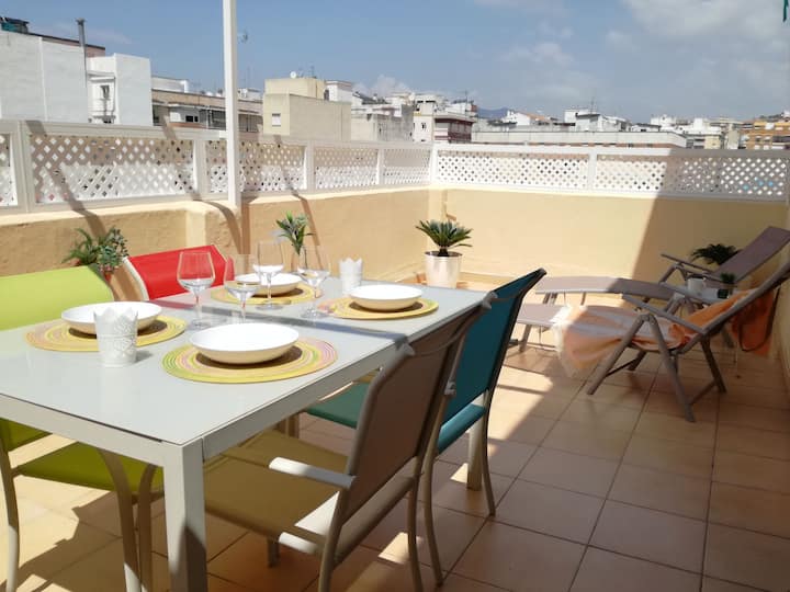 Bonita Casa Con Terraza Privada Cerca Del Centro - 馬拉加