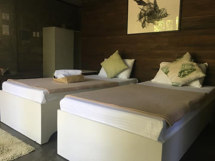 Ted's B&b Laguna - Cozy Cabin Twin Room (L) - Pila, Philippines