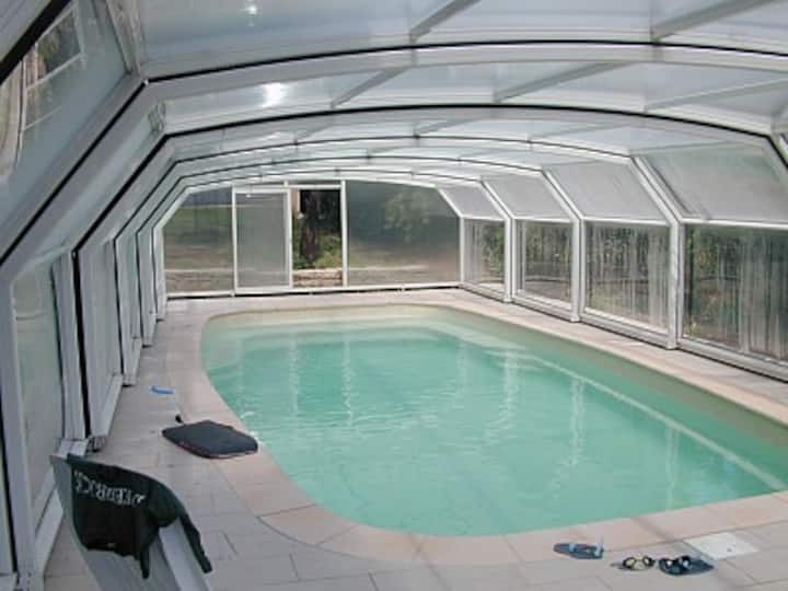 Villa Piscine Couverte Chauffée 8 Pers Clim - Vals-les-Bains