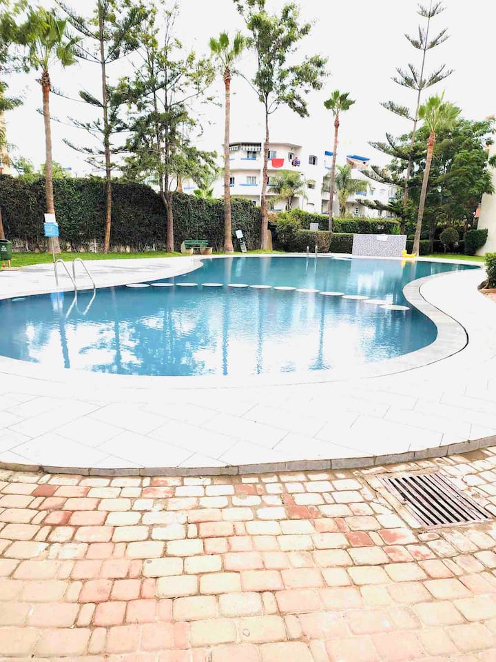 Venezia Apartment With 2 Large Bedrooms (3 Beds) - Mohammédia