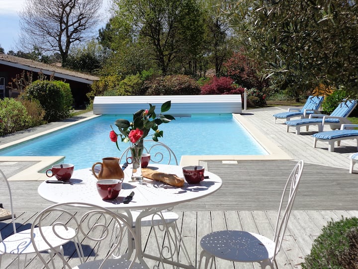 Maison 4* Pisci Chauffée De Fin Mai-sept Près Lac - Sanguinet