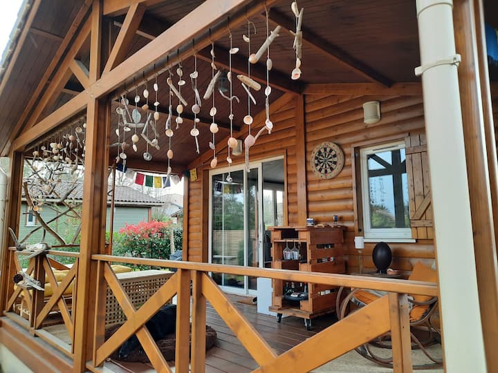 Chalet Au Calme Dans La Forêt Proche Océan - Seignosse