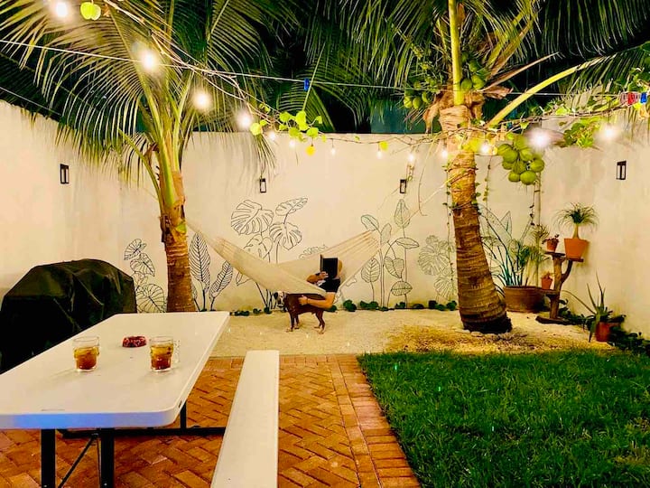 Spacious And Comfy ❤️ Cozy Private Backyard & Bbq - Puerto Morelos