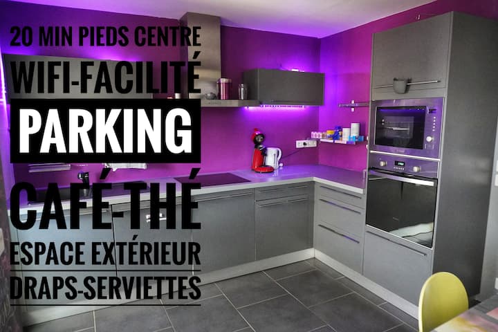 Maison Accolée / Jardin /2 Chambres - Colmar