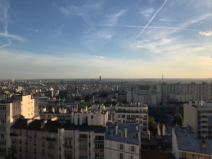 Studio Dernier éTage Parking Vue Paris/monuments - Paris